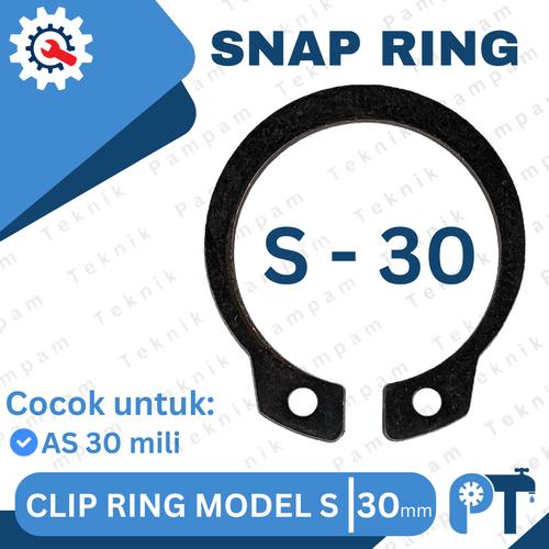 Jual SNAPRING S30 SNAP RING S 30 - AS 30mm ADT SPARE PART CIRCLIP - Kab ...