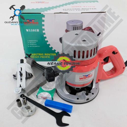 Jual Mesin Profil Wipro W1101B / Mesin Router Wipro W1101B Wood Trimmer ...