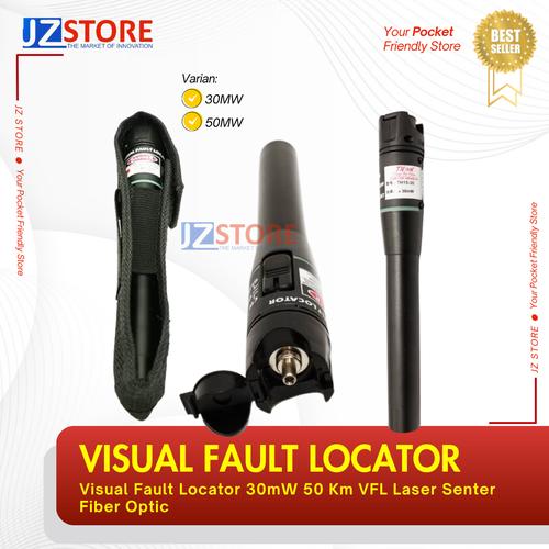 Jual Visual Fault Locator 30mW 50 Km VFL Laser Senter Fiber Optic ...