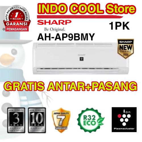 Promo Ac Sharp Split 1PK AH-AP9BMY PLASMACLUSTER (Gratis Pasang+Antar) - UNIT AJA+PASANG ...