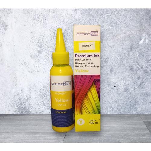 Jual TINTA HP 100 ML PIGMENT YELLOW - Jakarta Selatan - OFFICEBOX STORE | Tokopedia