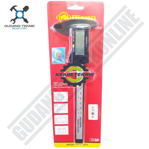 Jual BISON Vernier Caliper Digital Plastik 150mm BISON K21520 / Jangka ...