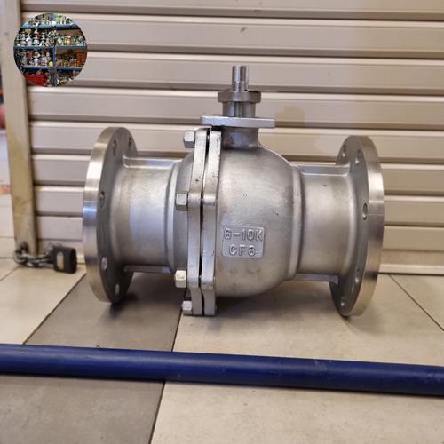 Jual Ball valve 6 inch dn 150 stainless stell sus 304 10k flange ...