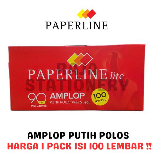 Jual Amplop Paperline 90 104 110 LITE Amplop Putih Polos Air Mail ...