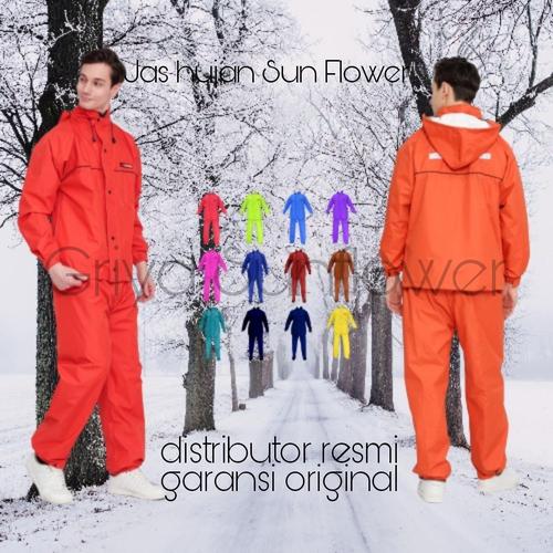 Jual jas hujan sunflower original | sun flower raincoat harga termurah ...