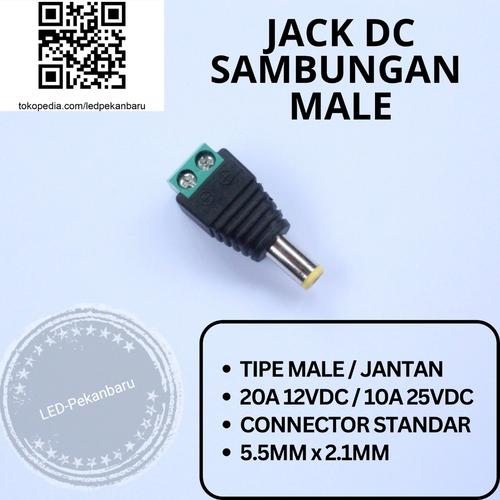 Jual JACK DC MALE / JANTAN / COWOK SAMBUNGAN ADAPTOR / POWER SUPPLY ...
