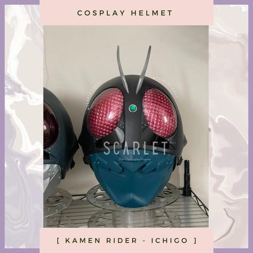 Jual SCARLETDEPT | Cosplay Kamen Rider One Shin Ichigo Helmet Tokusatsu ...