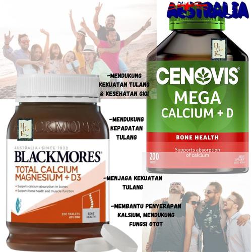 Jual Blackmores Total Calcium Magnesium + D3 200 Tablets - Kota ...