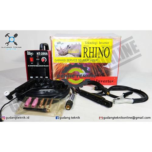 Jual Mesin Las Argon TIG Black Rhino HT-200 Trafo Las Inverter ...