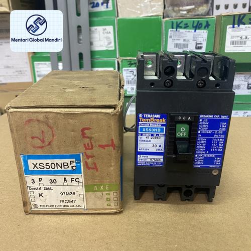 Jual Terasaki Electric XS50NB MCCB Circuit Breaker 3P 30A Original ...