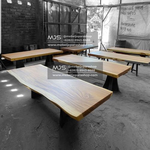 Jual papan meja kayu trembesi natural halus - Kab. Jepara - MJS ...
