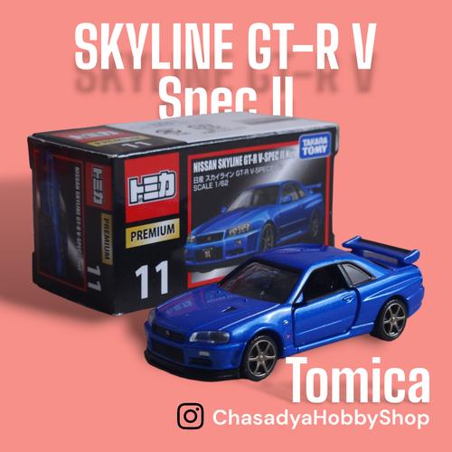 Jual Tomica Premium #11 Nissan Skyline GT-R V Spec II Diecast Takara - Kota Makassar - Chasadya ...
