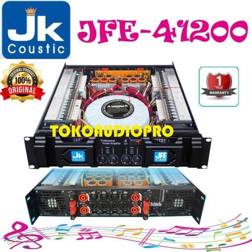 Jual Power JK Coustic JFE41200 4-Channel Power Amplifier Original JFE-41200 - Jakarta Pusat ...