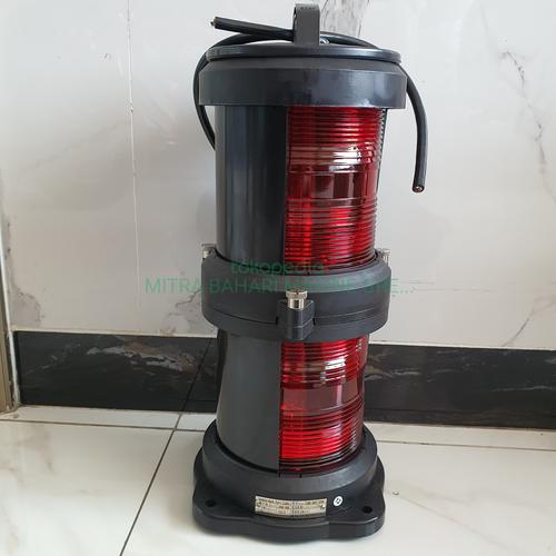 Jual Lampu Navigasi Kapal 6 Inchi Double CXH2-101P Merah / PortLight ...
