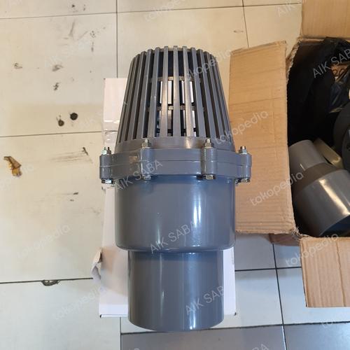Jual foot valve socket pvc 4" inch / foot klep pvc / foot valve pvc ...