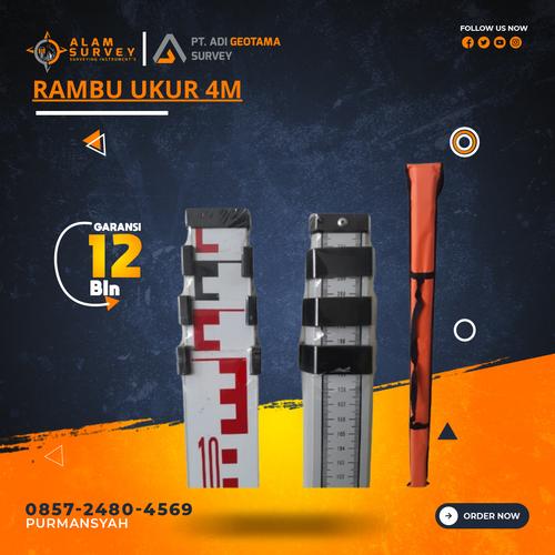 Jual RAMBU UKUR 4M / BAK UKUR 4M / MISTAR UKUR 4M / Levelling Stave 4M ...