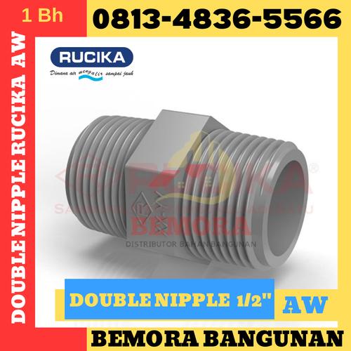 Jual Double Nipple PVC Rucika 1/2" AW / Double Drat Nepel (Eceran 1 bh) - Jakarta Barat - Bemora ...
