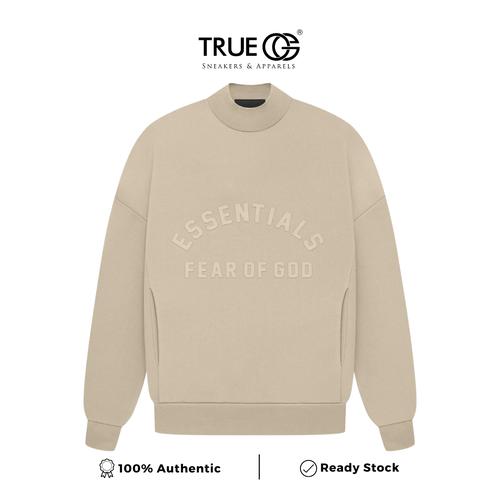 Promo Fear Of God Essentials Crewneck Dusty Beige Authentic - XXS Cicil ...