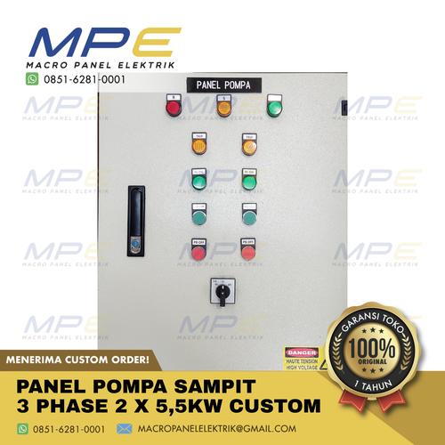 Jual Panel Pompa Sampit 3 Phase 2 x 5,5kW Custom - Jakarta Pusat ...