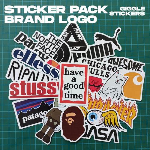Jual Sticker Pack Brand Logo - Pack A-6Pcs - Kota Semarang ...