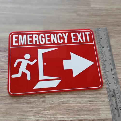 Jual Signage Label Penanda Emergency Exit Akrilik Exclusive - Kab ...