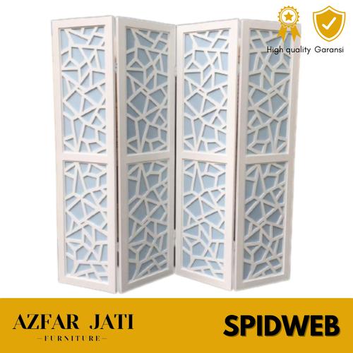 Jual Partisi Lipat Sekat Ruangan Spidweb Pembatas Ruangan Room Divider ...