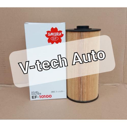 Jual Filter Solar Mitsubishi Fuso 6M60 KM005035 EF-10100 EF10100 Sakura ...