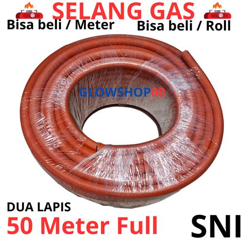 Jual Selang Gas Orange 2 Lapis 50 Meter LPG Selang kompor Gas - Meter ...