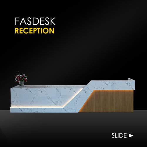 Jual FSERIES Meja Resepsionis Premium | Reception Desk Premium | Build ...