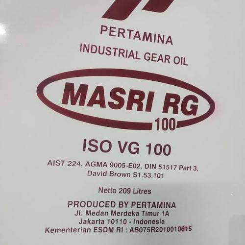 Jual Oli pertamina masri rg 100 iso vg 100 isi 209Liter - Jakarta Barat - Rudi jaya pelumas ...