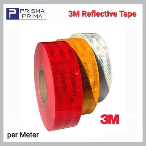 Jual Sticker 3M Reflective Tape Stiker Reflektor Pemantul Cahaya Uji ...