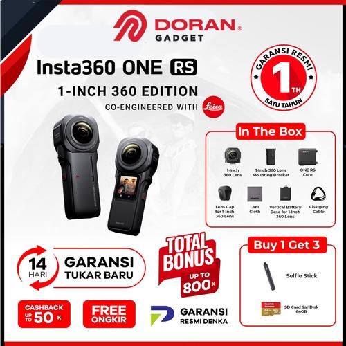 Promo Insta 360 One RS 1" inch 360 Edition Insta360 Action Camera ...