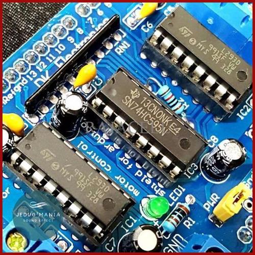 Jual Arduino Motor Driver Shield L293D H-Bridge Motor DC & Stepper ...