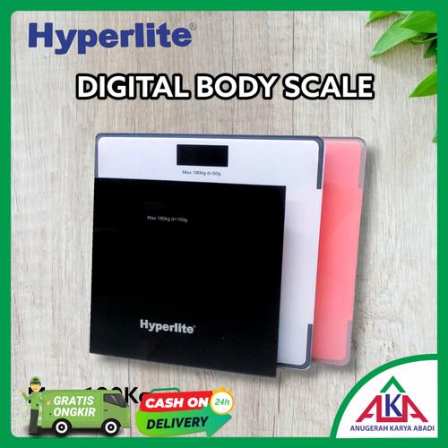 Jual Timbangan Berat Badan Kaca HYPERLITE TDB Digital Body Scale 180KG ...