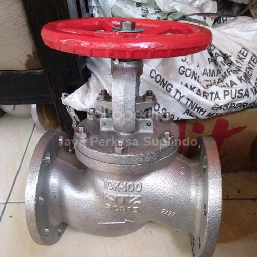 Jual Globe Valve Kitz SS 304 Flange Jis 10K 2 inchi - Jakarta Barat ...