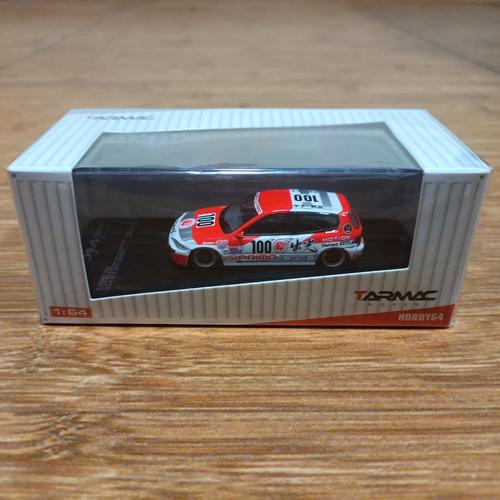 Jual Diecast Tarmac 1/64 Honda Civic EG6 Estilo EG JTCC Idemitsu Motion ...