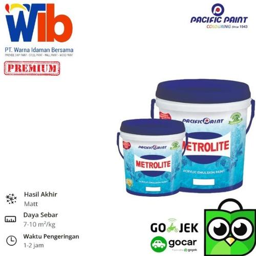 Jual CAT TEMBOK METROLITE 3L - PUTIH KEBIRUAN - Kota Bekasi - Warna ...