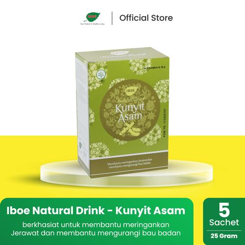 Jual Jamu IBOE - 1 Box IBOE Natural Drink Kunyit Asam 5 sachet - Kota ...