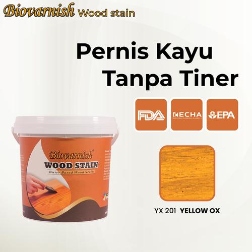 Jual Cat Kayu Water Base Biovarnish Wood Stain Pernis Warna Yellow ...