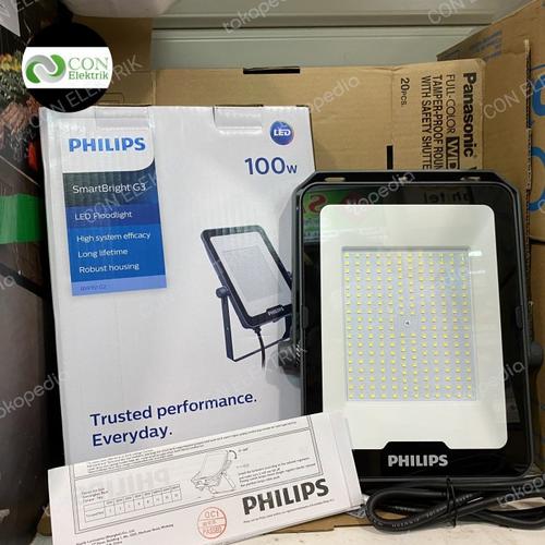 Jual LAMPU PHILIPS SOROT LED 100 WATT 6500K BVP151 SMARTBRIGHT G3 ...