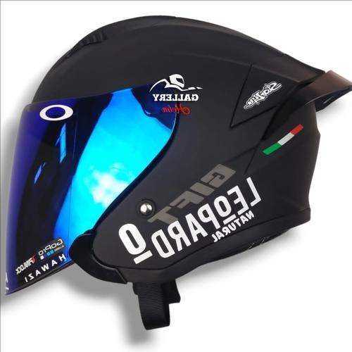 Promo HELM GIFT PAKET GANTENG LEOPARD HITAM DOFF | HELM KEKINIAN - non ...