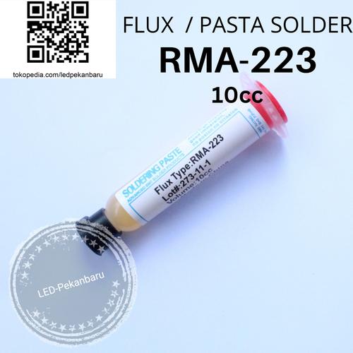 Jual FLUX AMTECH 10CC RMA-223 PASTA SOLDER TIMAH SUNTIK - Kota Pekanbaru - LED Pekanbaru | Tokopedia