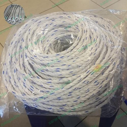 Jual Tali Tambang Nilon Putih List Biru 8mm - Jakarta Barat - sarana ...
