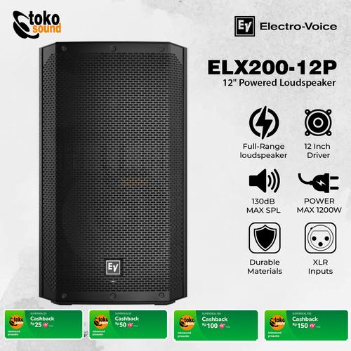 Promo Electro-Voice ELX200-12P ELX200 12P - 12 Inch Powered LoudSpeaker ...