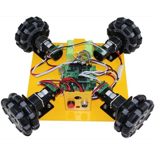 Jual 4WD x 100mm Omni Robot Arduino + Coreless Motor + Encoder 10008 ...