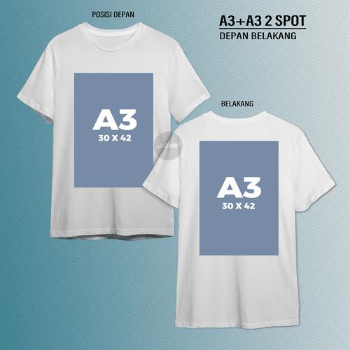 Jual Kaos Custom Satuan Desain Suka Suka Full Color Sablon DTF - A3+A3 ...