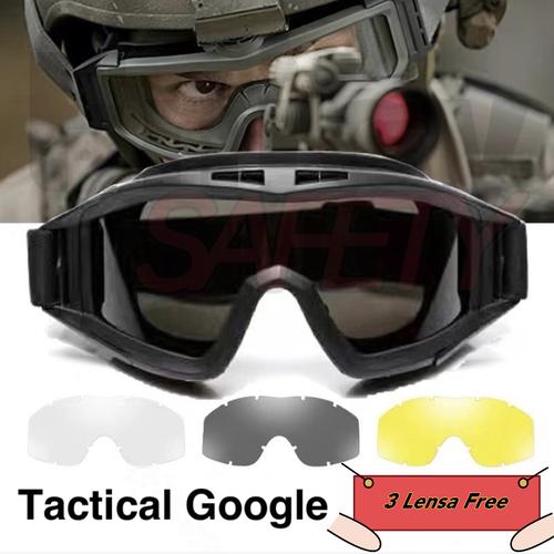 Jual Tactical Google Locust Revision 3 lensa Google Sepeda / Motor ...