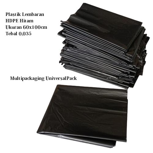 Jual Plastik Packing Lembaran Plastik HDPE Hitam 100 x 60 Cm 12 Pcs ...