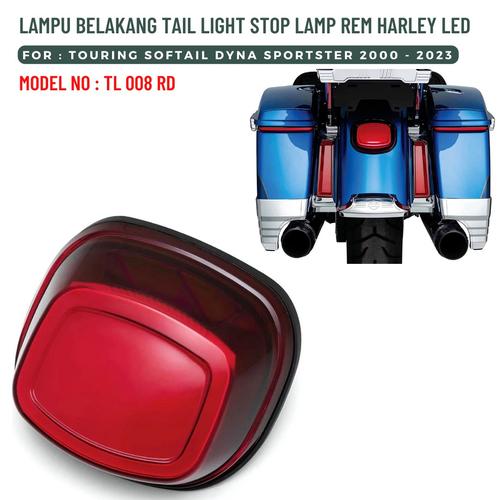 Jual LAMPU BELAKANG TAIL LIGHT STOP LAMP REM HARLEY TOURING TL 008 RD ...