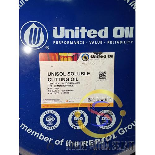 Jual United Oli Bor Cutting Oil Dromus Potong Unisol Soluble Eceran 1 L ...